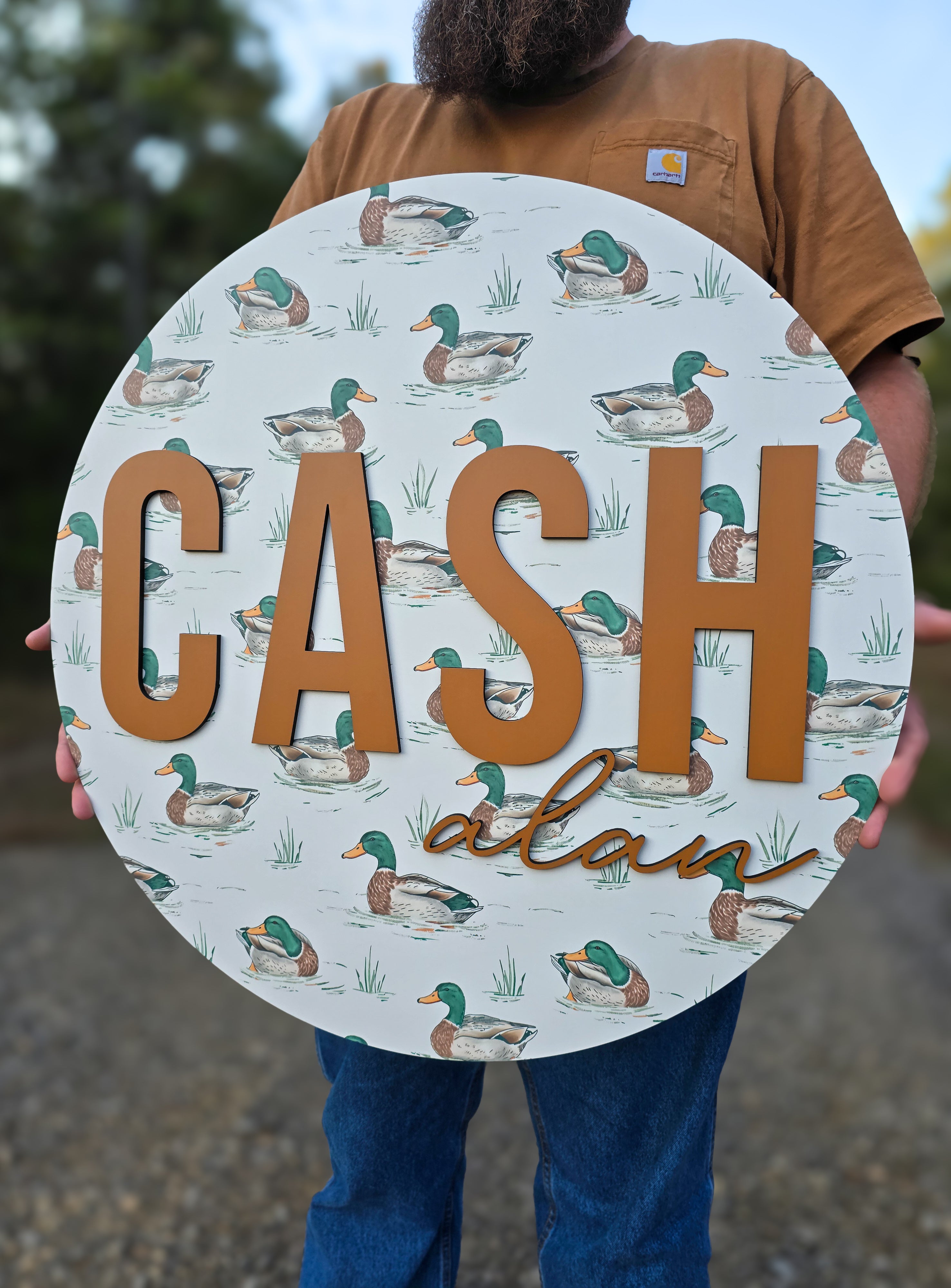 Duck Printed Name Sign – The Little Lumber Co.
